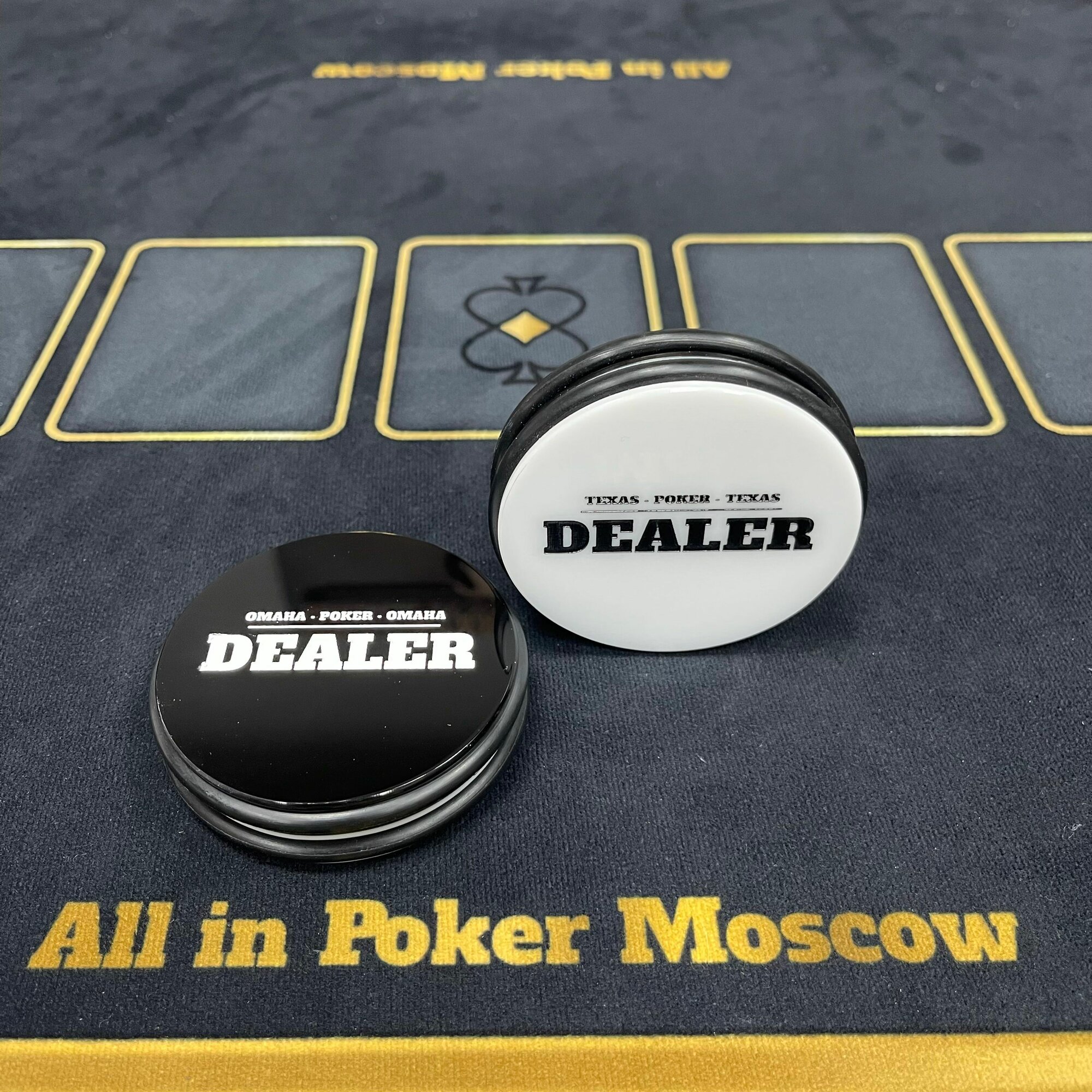 Фишка Дилера - Профессиональный Баттон Двухцветный