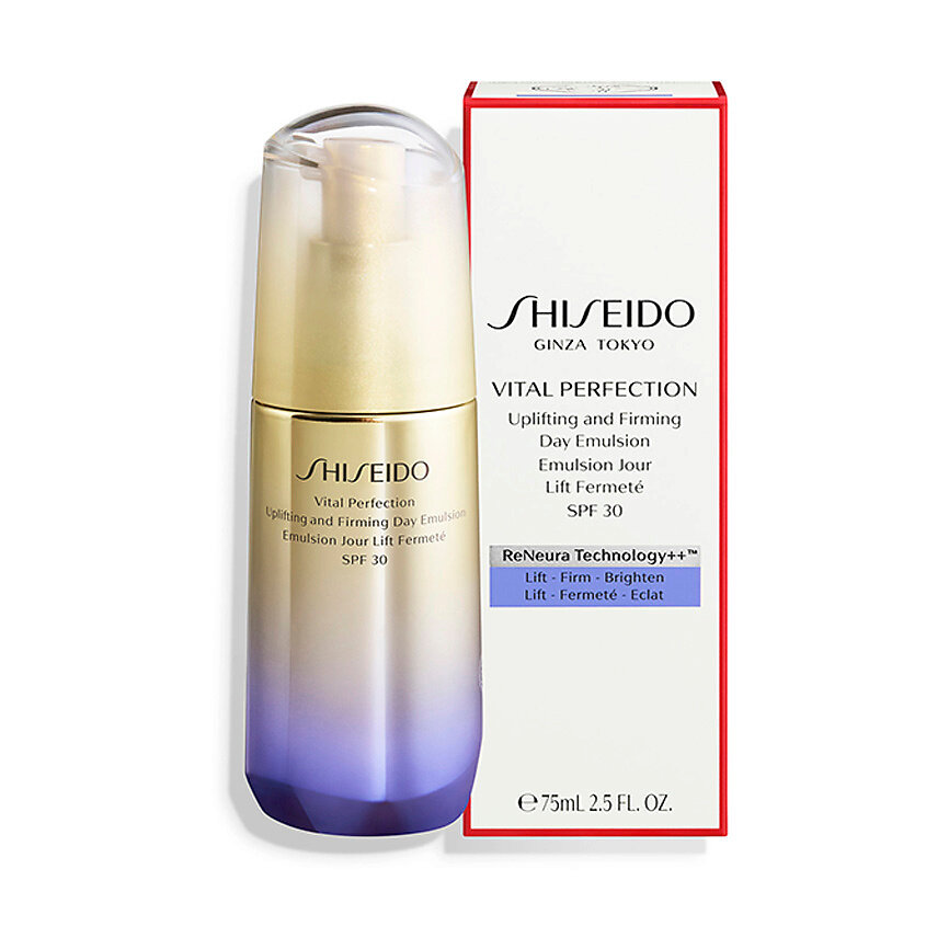 SHISEIDO Дневная лифтинг-эмульсия, повышающая упругость кожи Vital Perfection, 75 мл
