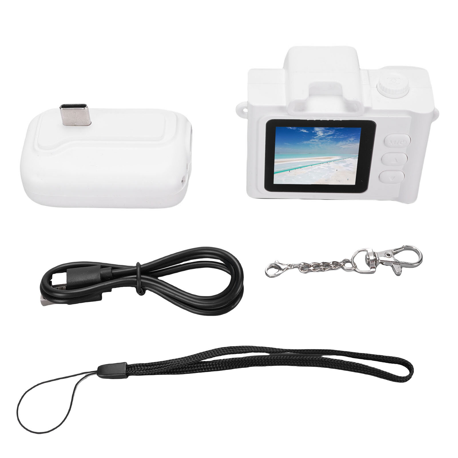 Маленькая цифровая камера 1080P HD цветной экран видеокамера для большого пальца с брелоком для запястья для путешествий