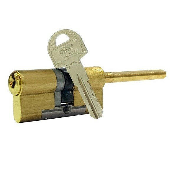 EVVA Цилиндровый механизм EVVA ICS (77)46/31 ключ/шток, латунь