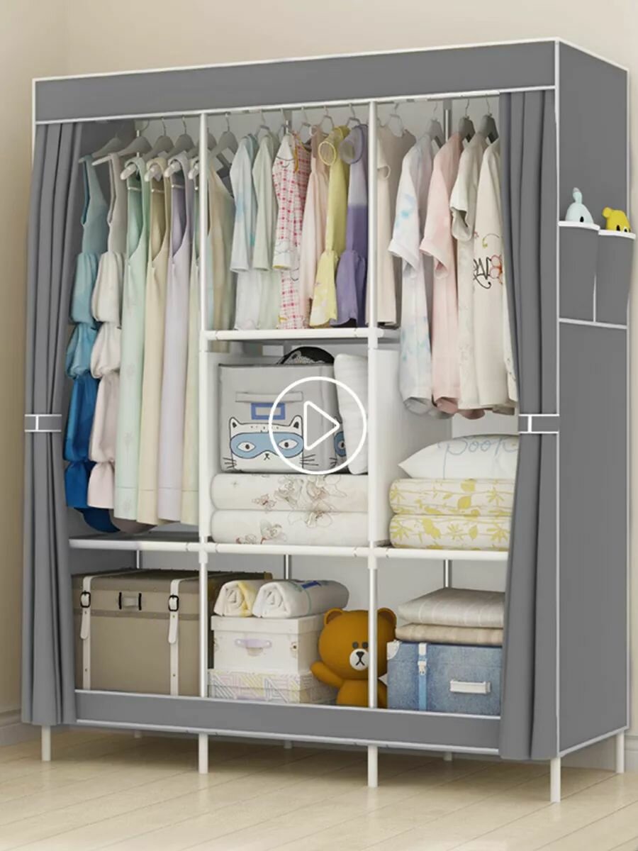 Ywy. горячиеНапольный шкаф для одежды в прихожую тканевый