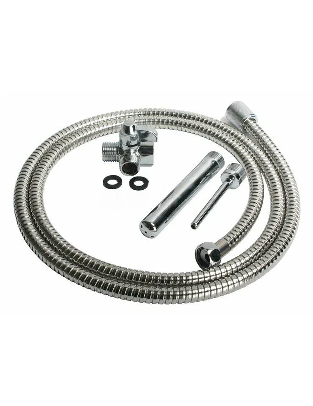Анальный душ - CleanStream Shower Enema System, 183 см (серебристый)