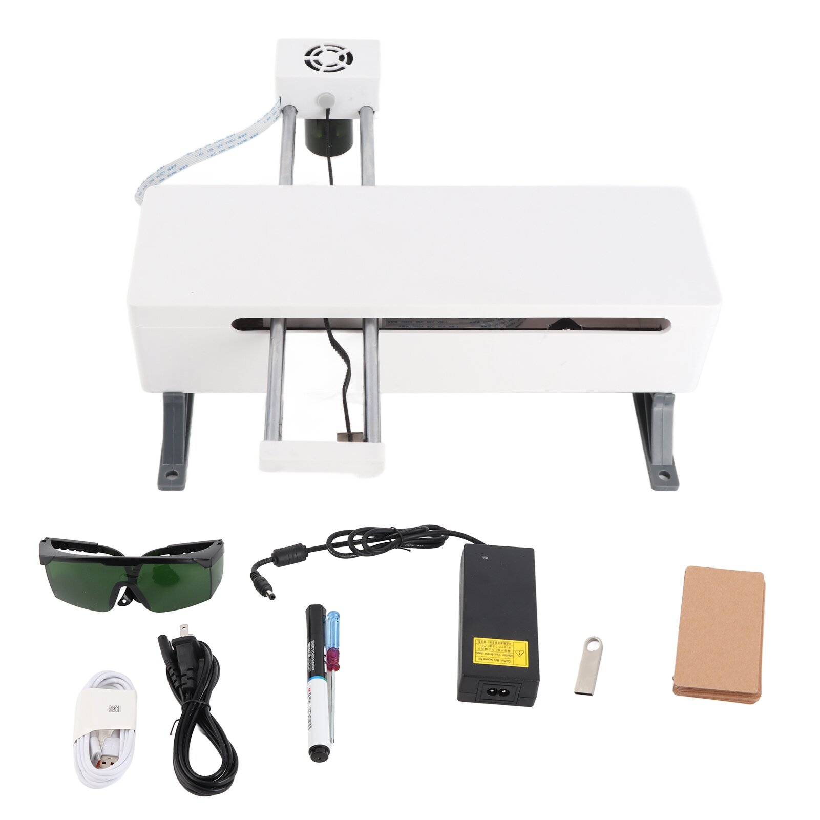 Гравировальный станок с регулируемым фокусным расстоянием, поддержкой программного обеспечения для ПК, высокоскоростной мини-станок с ЧПУ для гравировки и резки материалов, дерева, кожи, ткани и бумаги.