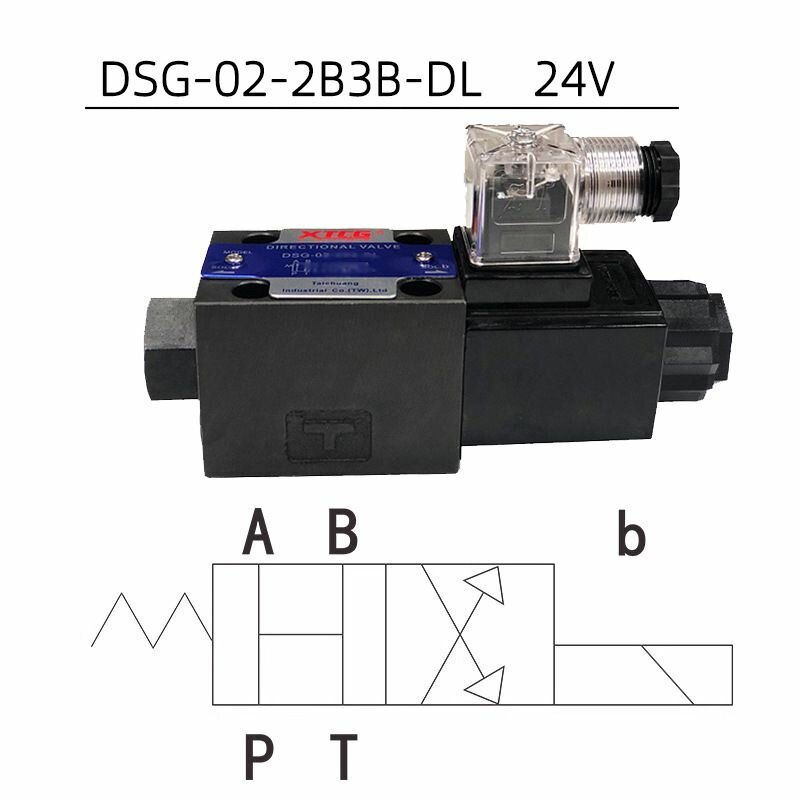 Направляющий клапан с электромагнитным приводом DSG02 2B3B DL 24V