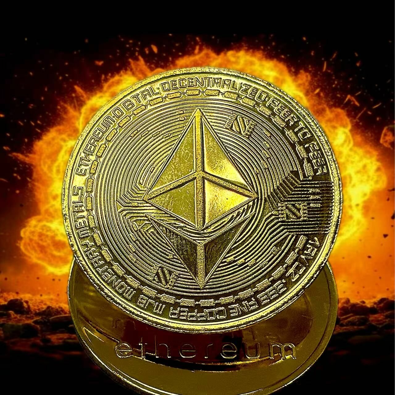 Монета 4012 Etherium Gold
