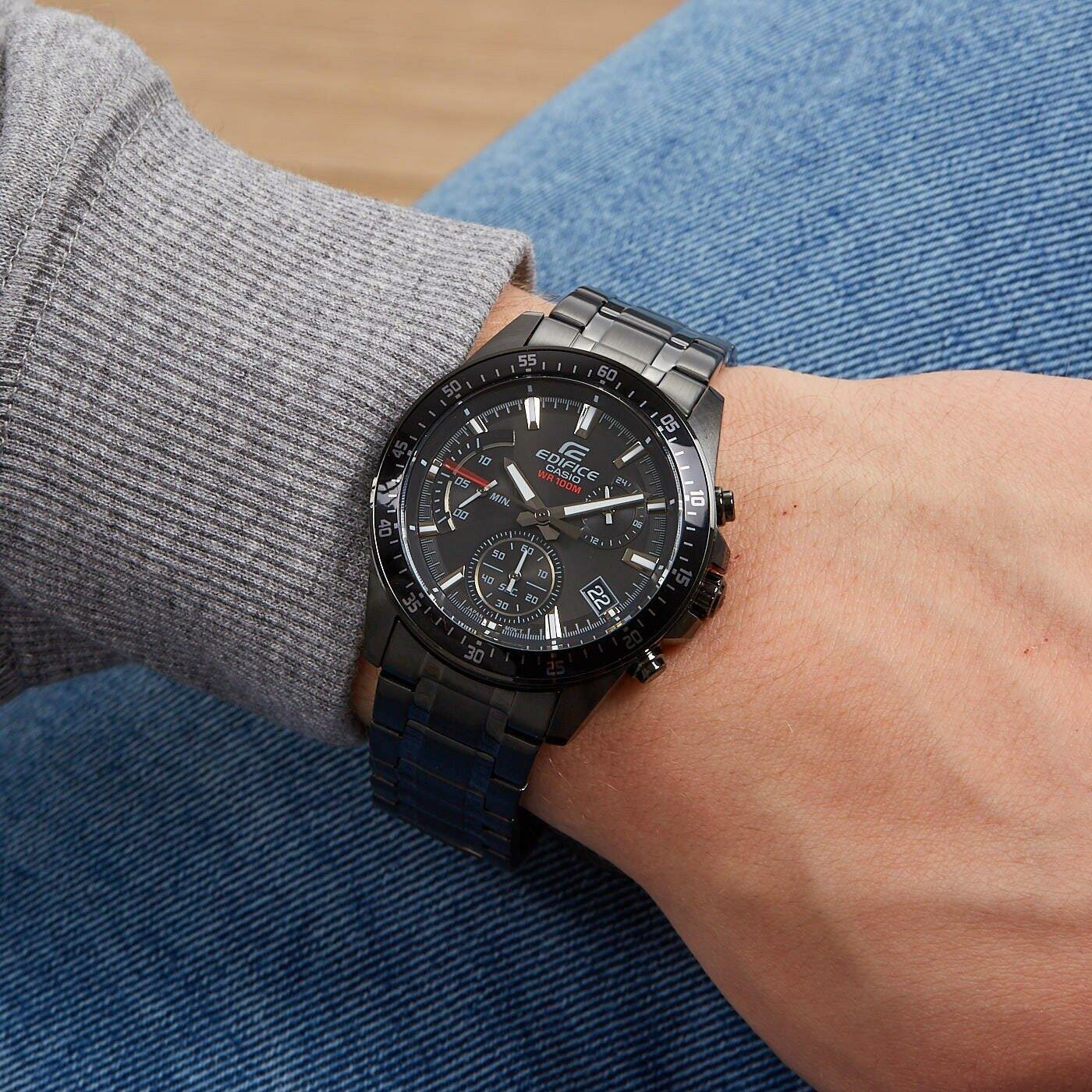 Наручные часы CASIO Edifice, черный — фото 1