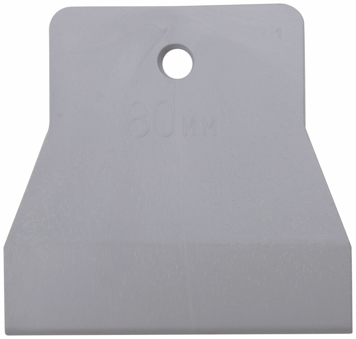 Шпатель резиновый "888" 80мм для нанесения затирки, эластичный, белый