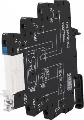 Реле WEIDMULLER TRS-24VDC-1CO Реле: интерфейсное SPDT Uобмотки: 24ВDC 6А Uкоммут: макс.250ВDC 1шт