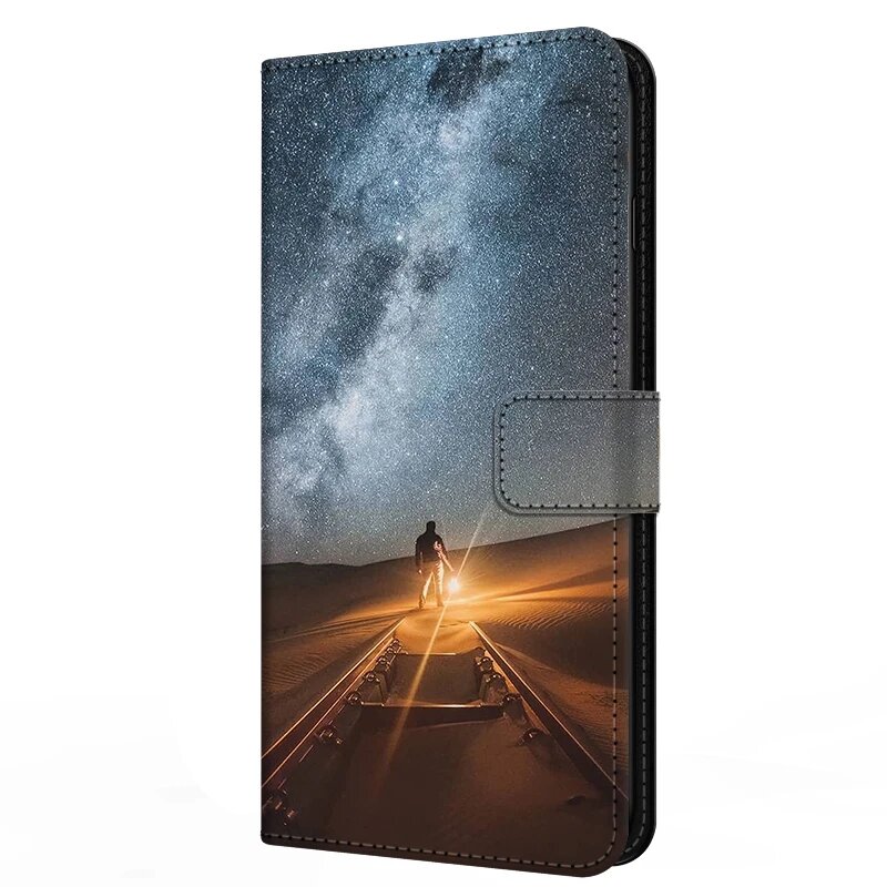 Кожаный чехол-книжка для Nokia 6.2, 7.2, 7.1, 5.3, 5.4, 3.4, Голубой, светлый синий, For Nokia 7.2