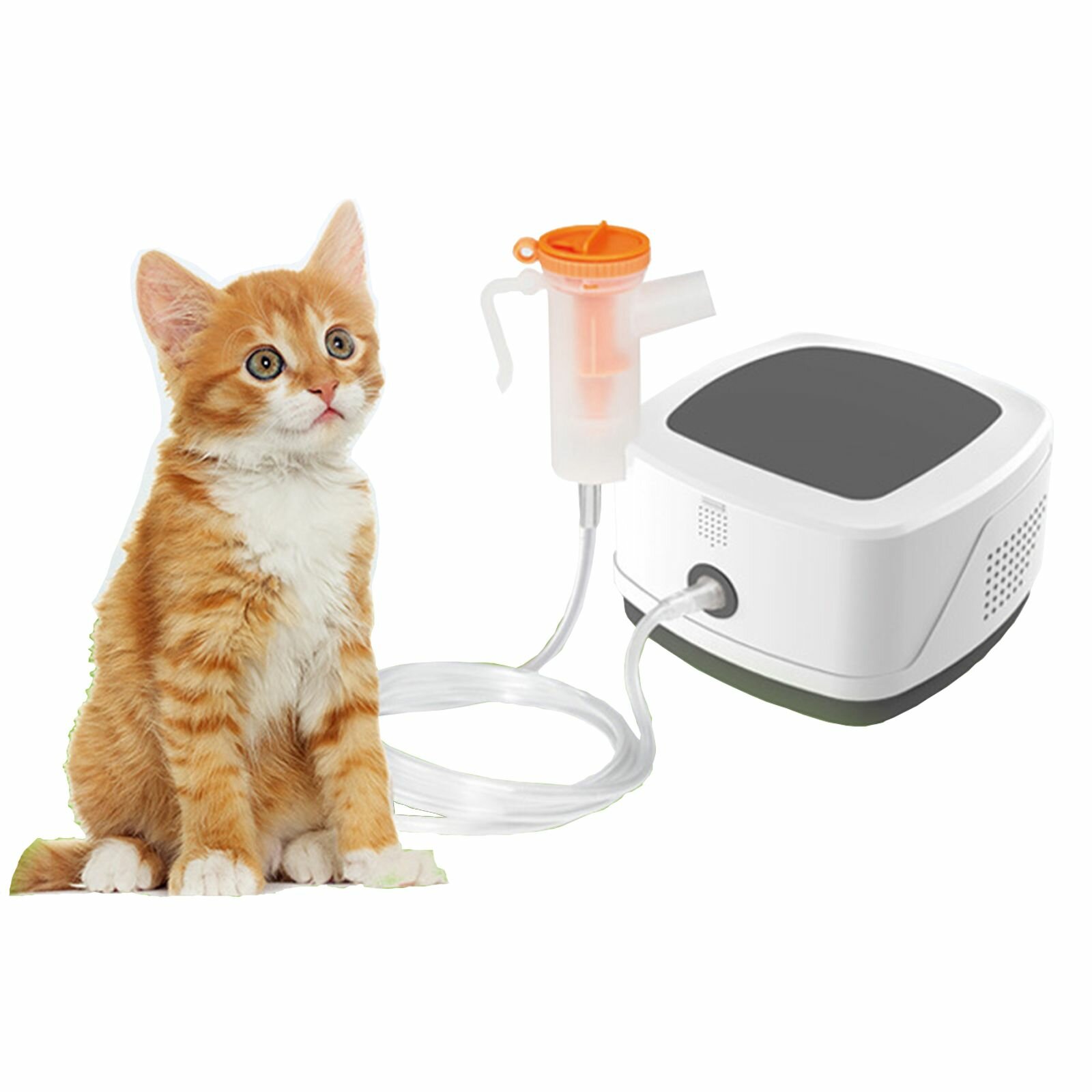 Ветеринарный компрессионный небулайзер для домашних животных, электронный кислородный ингалятор для кошек и собак Больница, косметические принадлежности