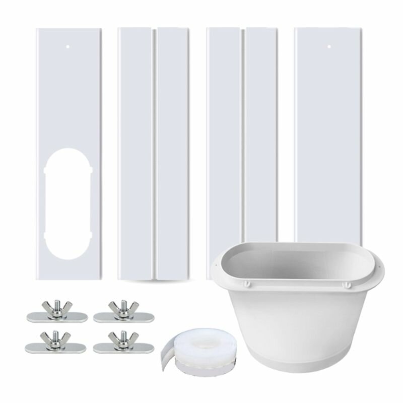 Портативный оконный адаптер для кондиционера, комплект уплотнений разъема выхлопного шланга, аксессуары мобильных кондиционеров