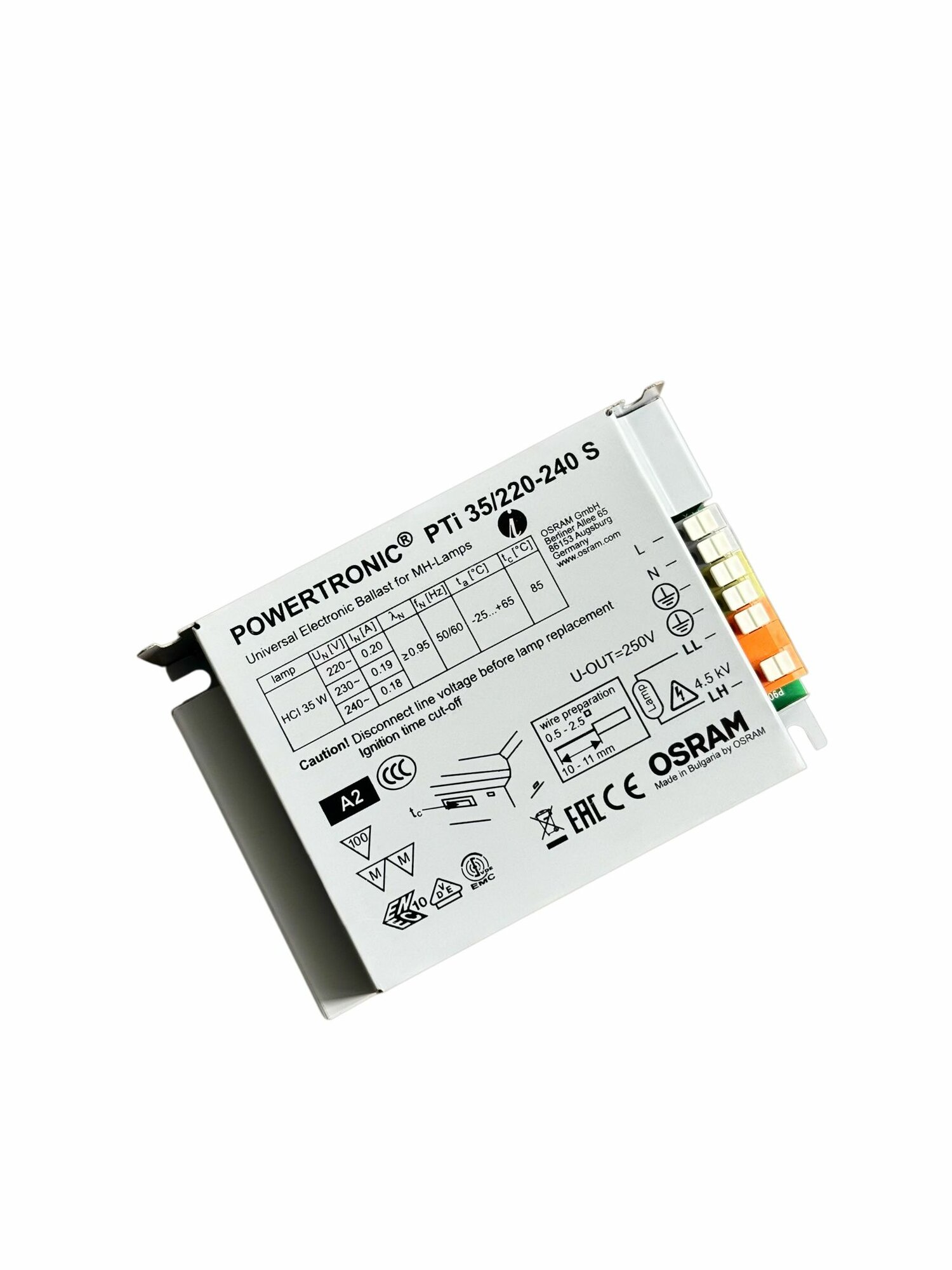 ЭПРА OSRAM POWERTRONIC PTi 35/220-240 S