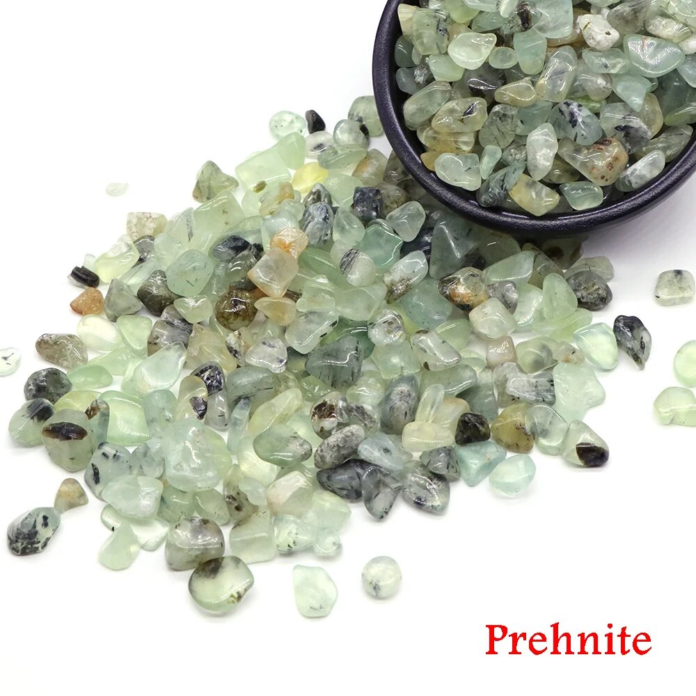Натуральные камни лазурит Изумрудный, 50g, Prehnite