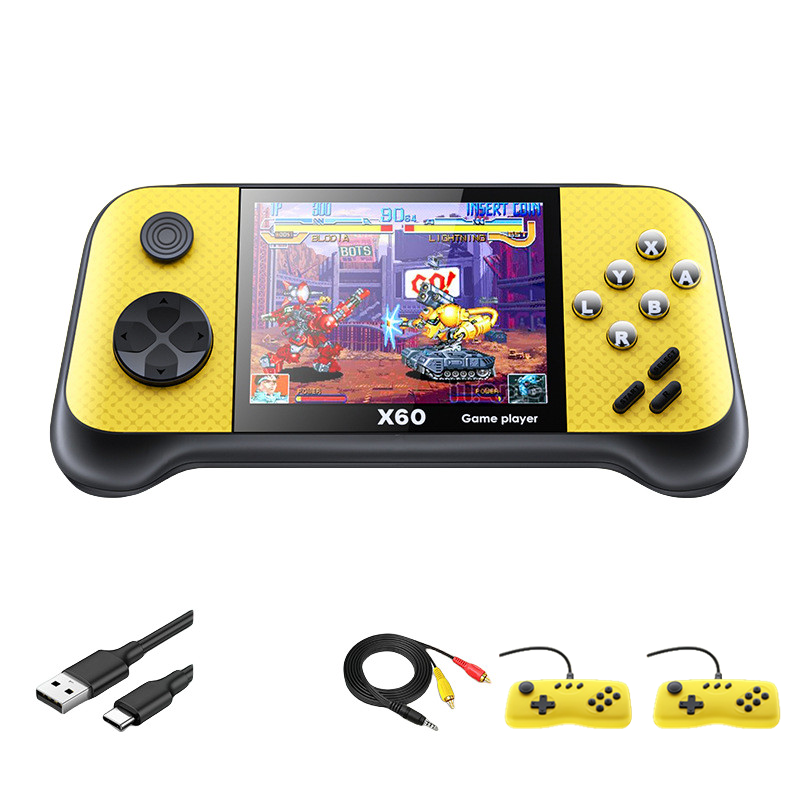 Игровая консоль X60, портативная игровая консоль PSP, Ретроконсоли Двойная ручка
