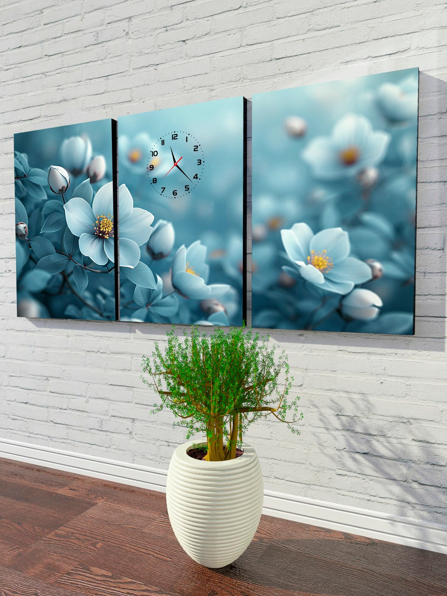 AvalonDecor Настенные часы, 120 см х 60 см