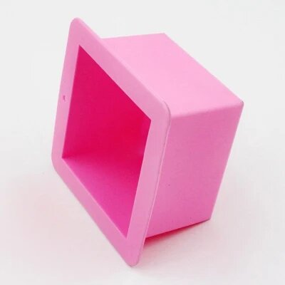 Большая квадратная силиконовая форма для мыла 500 мл