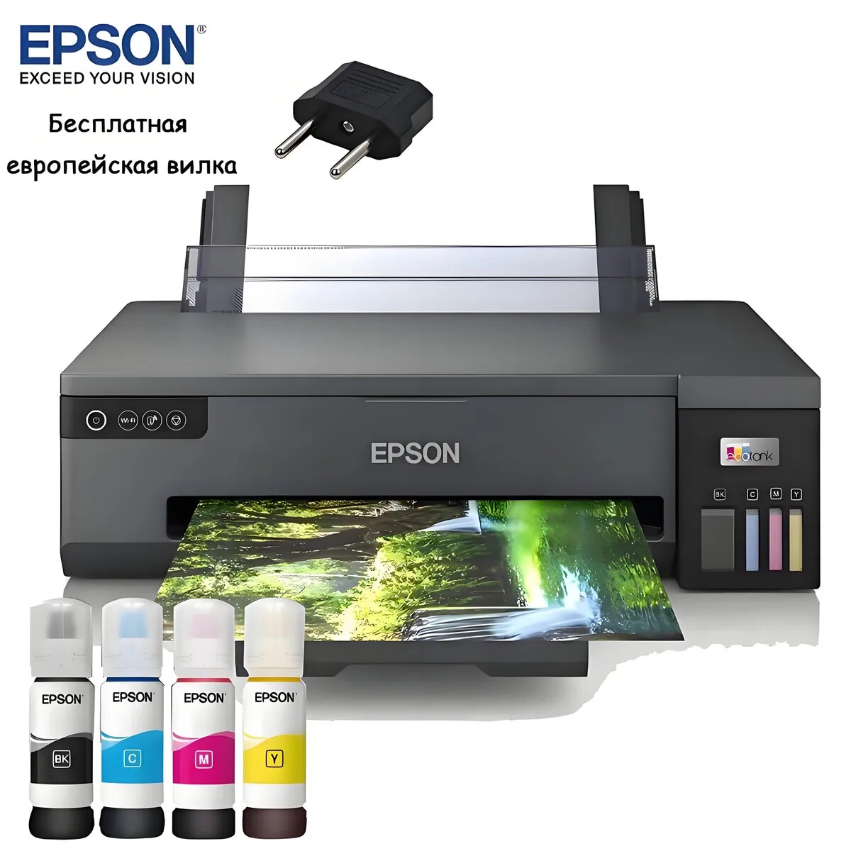 Epson Принтер струйный L11058-, черный матовый
