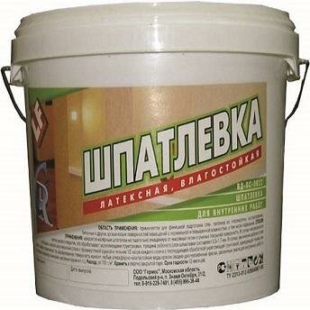 Шпатлевка Финишная Латексная Germes 15кг Влагостойкая для Внутренних Работ / Гермес*