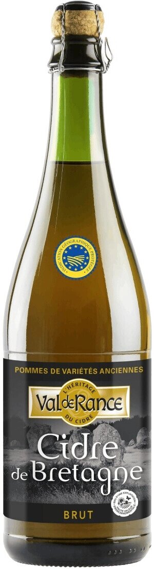 Сидр "Cidre de Bretagne" Brut, 6 шт, 0.75 л