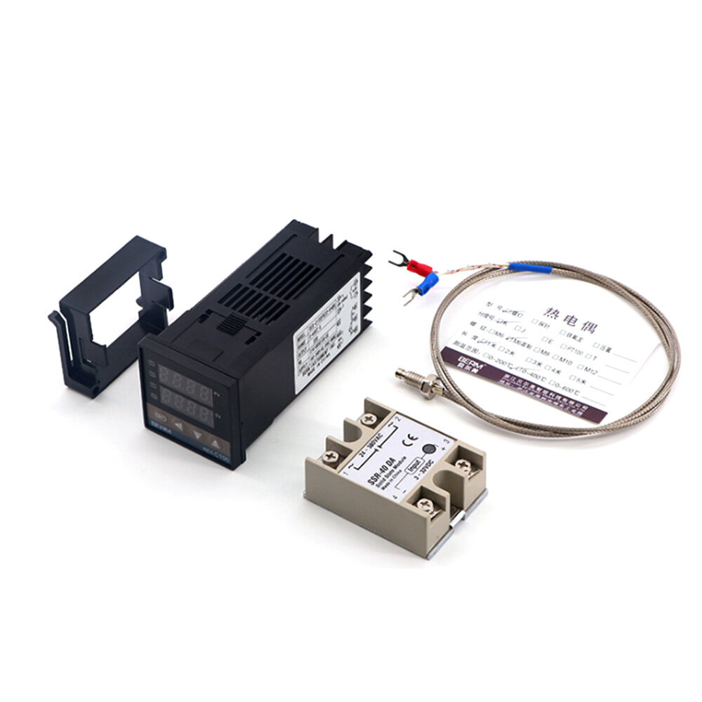 Термостат REX-C100 SSR AN+SSR-40DA + M6 Дюймов 1 метр