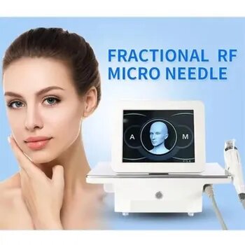 Аппарат микроигольчатого РФ лифтинга с вакуумом, золотым напылением игл и криотерапия