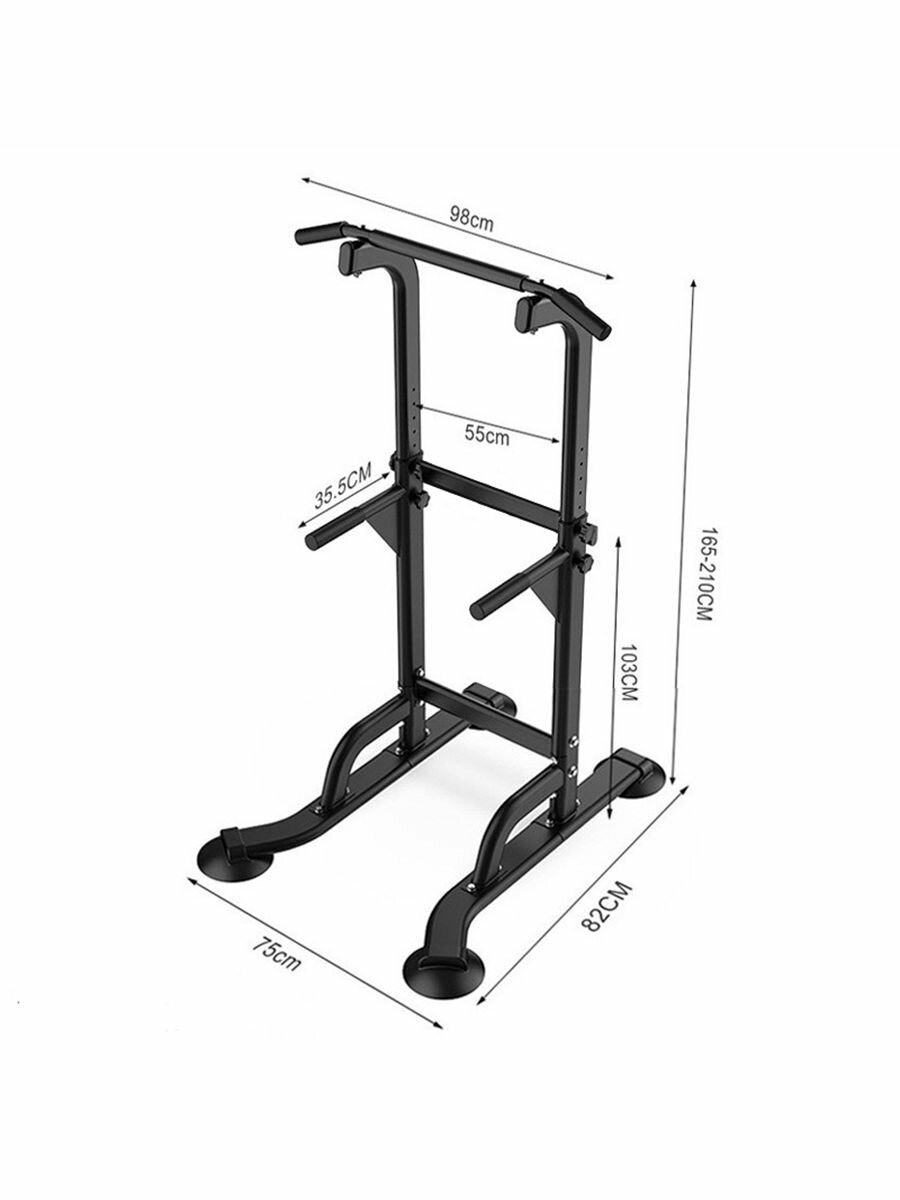 Тренажер для похудения на одиночных брусьях с параллельными брусьями для подтягивания в помещении