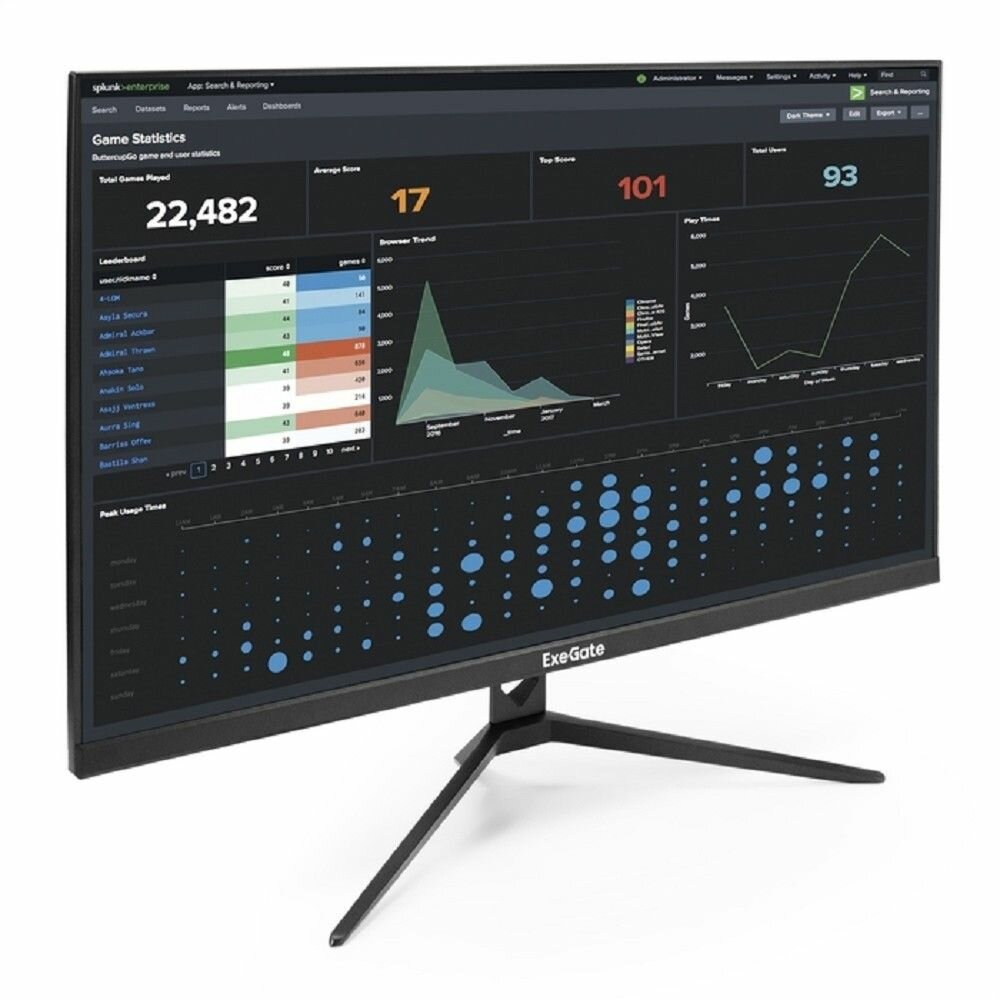 Монитор LCD ExeGate 27" EZ2700A ProSmart, EX296283RUS , Чёрный