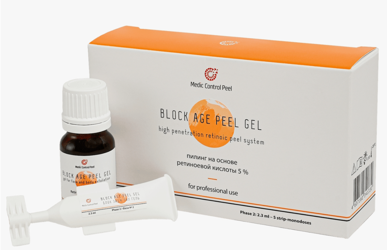 Химический пилинг Medic Control Peel Block Age Peel Gel 2, набор 5+5шт. (Медик Контрол Пил)