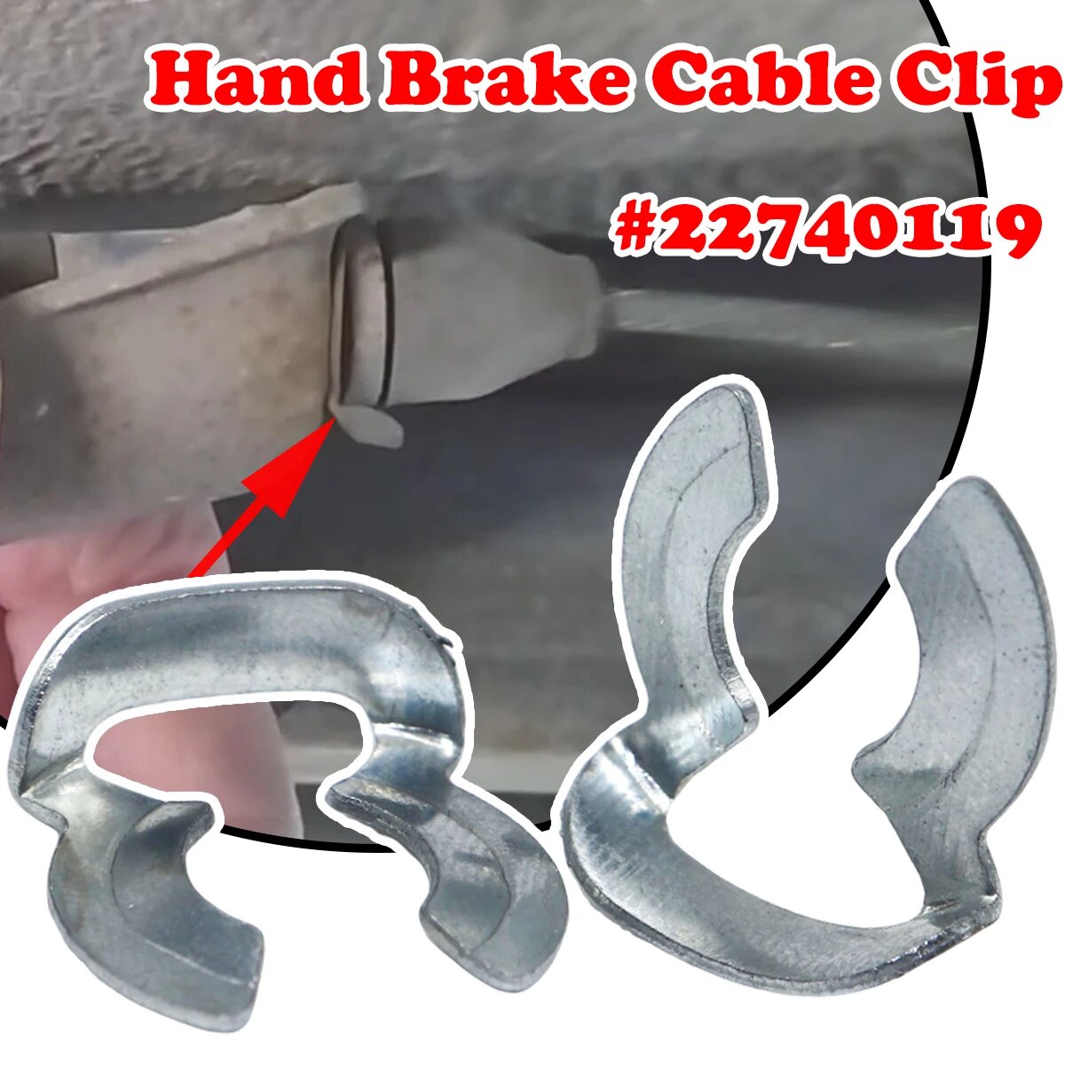 2 шт. для Opel Mokka Insignia Saab 9-5 автомобильный ручной тормоз, кронштейн троса парковки, зажим, удерживающий замок, зажим шайбы, заклепка 22740119 2073003 For Insignia 08-17