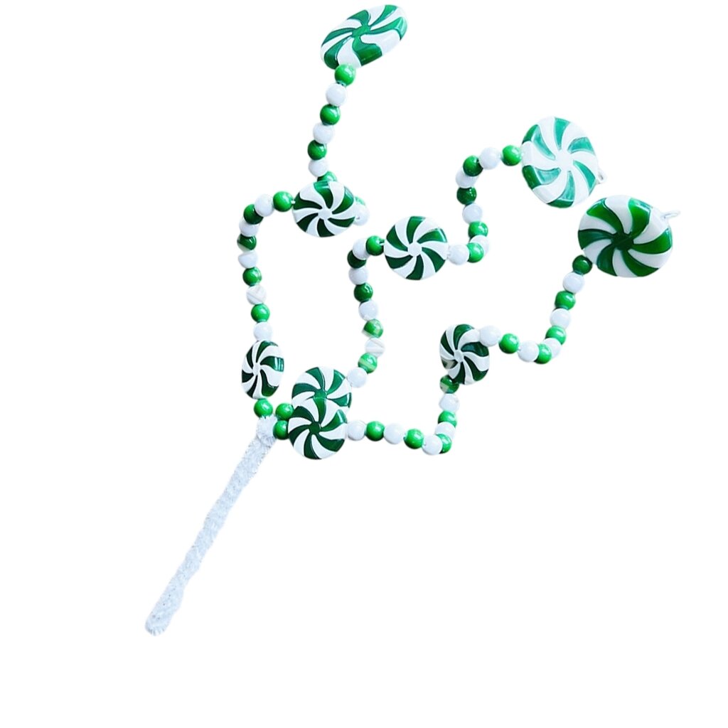 Украшение из Искусственных Стеблей Конфетных Веточек для Украшения Центральных частей Праздничного стола