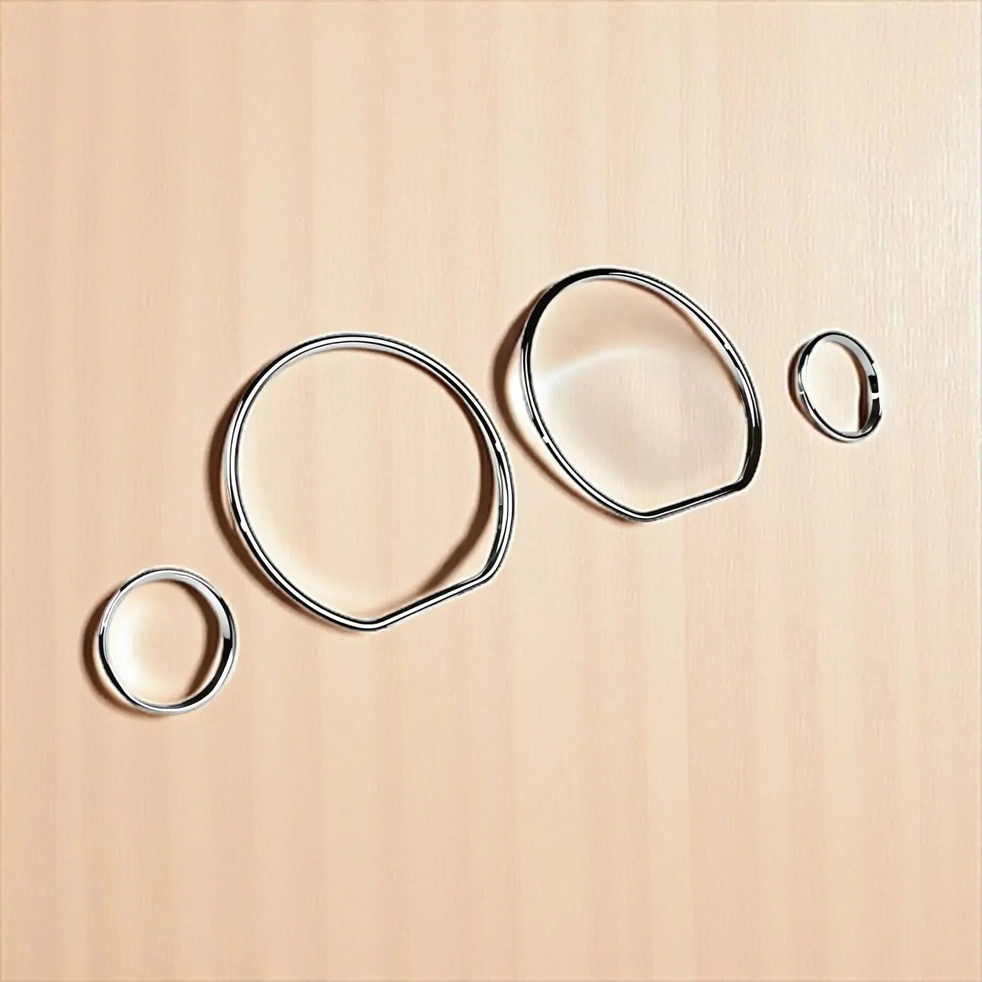 Накладка приборной панели, лицевая панель, циферблат спидометра, хромированные кольца, подходят для VW Golf 3 MK3 Vento Polo MK4 4-6N, салон автомобиля Silver