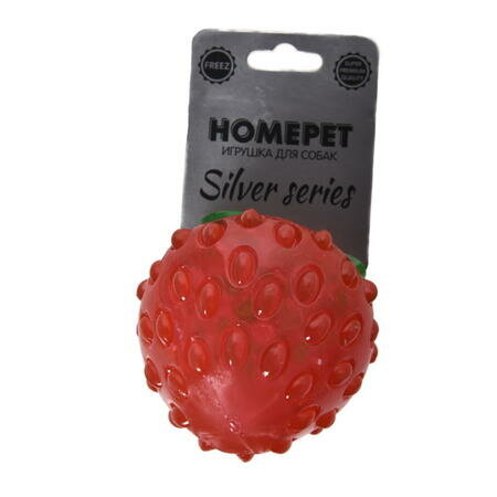 HOMEPET SILVER SERIES 9 см х 8 см х 8 см клубника игрушка для собак охлаждающая