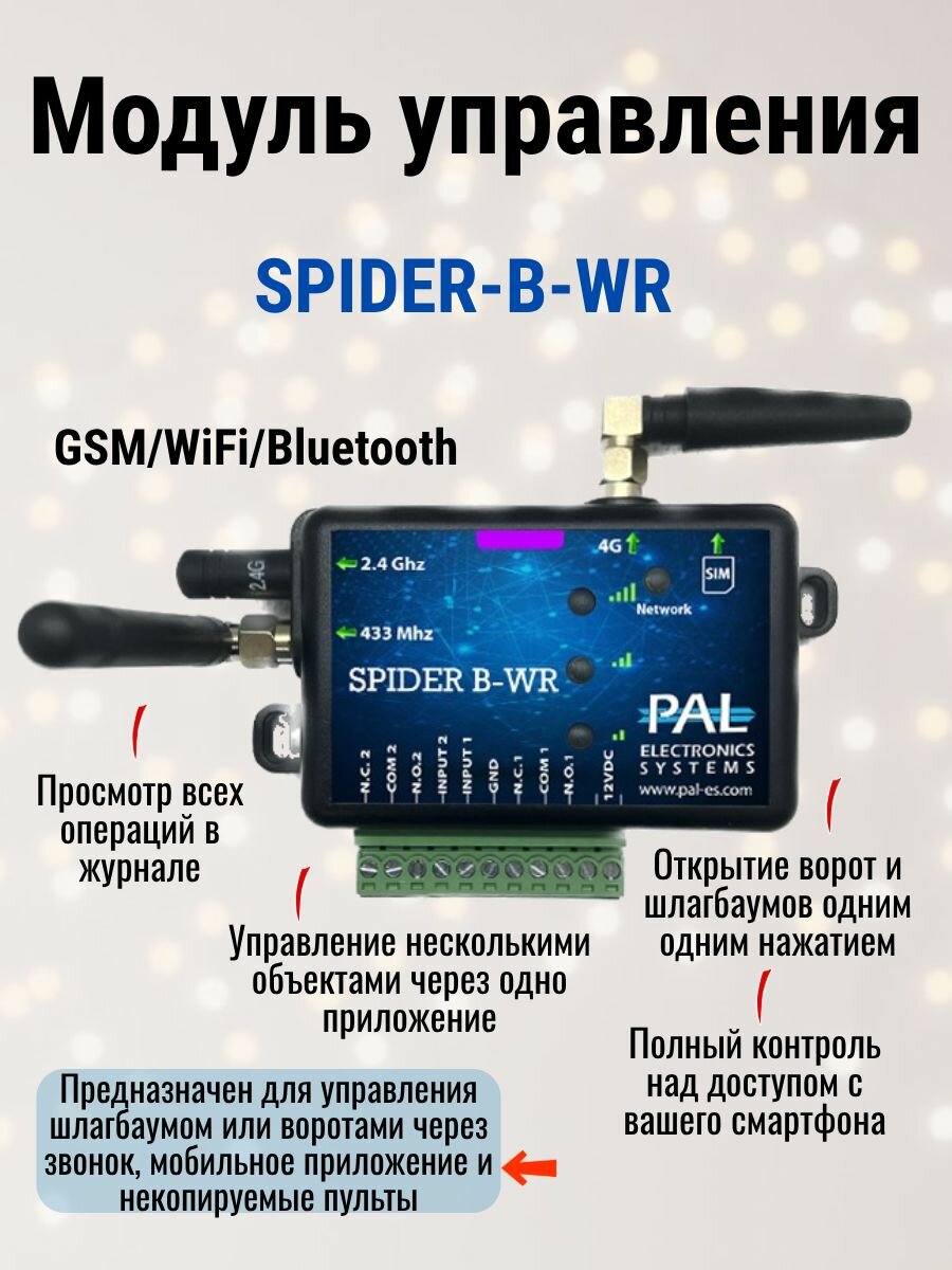 Модуль управления SPIDER-B-WR