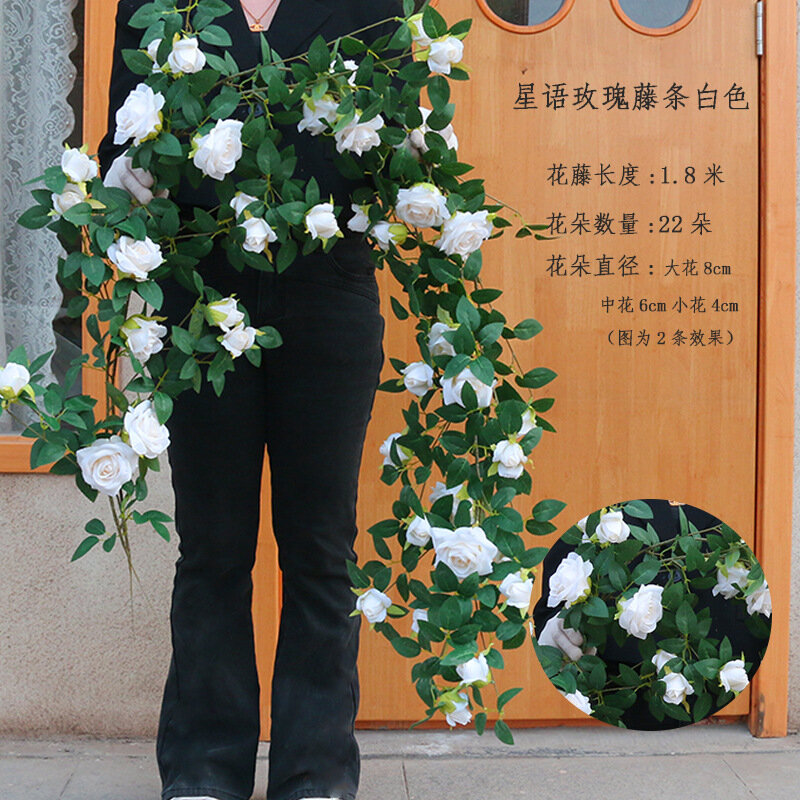 Декоративная сетка "Звездный дождь", имитация ротанга, розово-белая