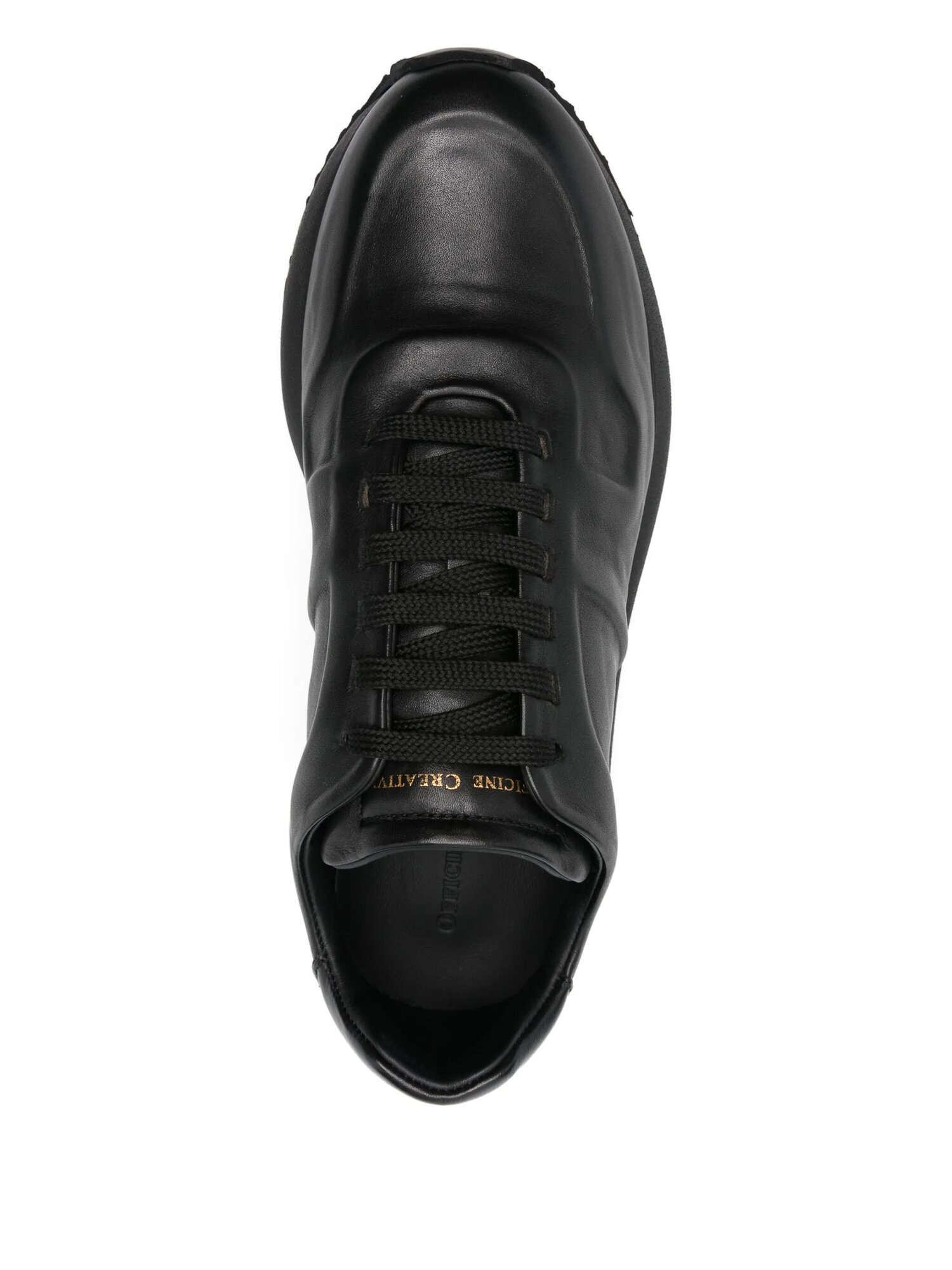 Кроссовки Officine creative Panelled leather sneakers, размер 45, черный — фото 1
