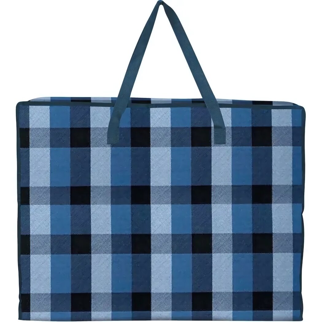 Сумка мешок Клетчатая хозяйственная сумка