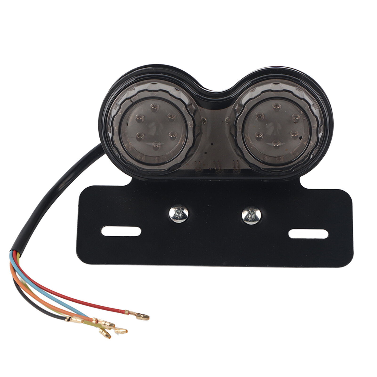 Задний светодиодный фонарь для мотоцикла, стоп-сигнал, указатель поворота, красный, для кастомного кафе-рейсера.