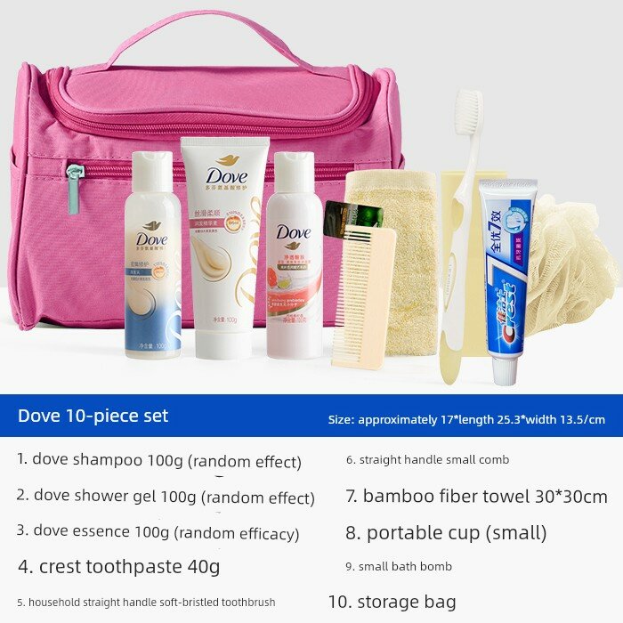 Дорожный набор туалетных принадлежностей, полный набор туалетных принадлежностей, портативный набор на большие