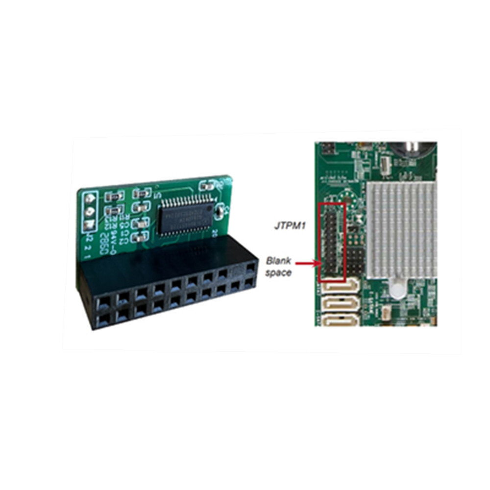 1 шт. 20-контактный модуль tpm 1.2 доверенная платформа для supermicro aom-tpm-9660h tcg 1.2