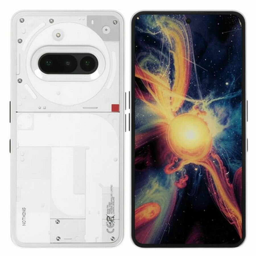 6,77" Смартфон Nothing Phone 3A 8/128 ГБ (PHONE 3A) 2025, белый