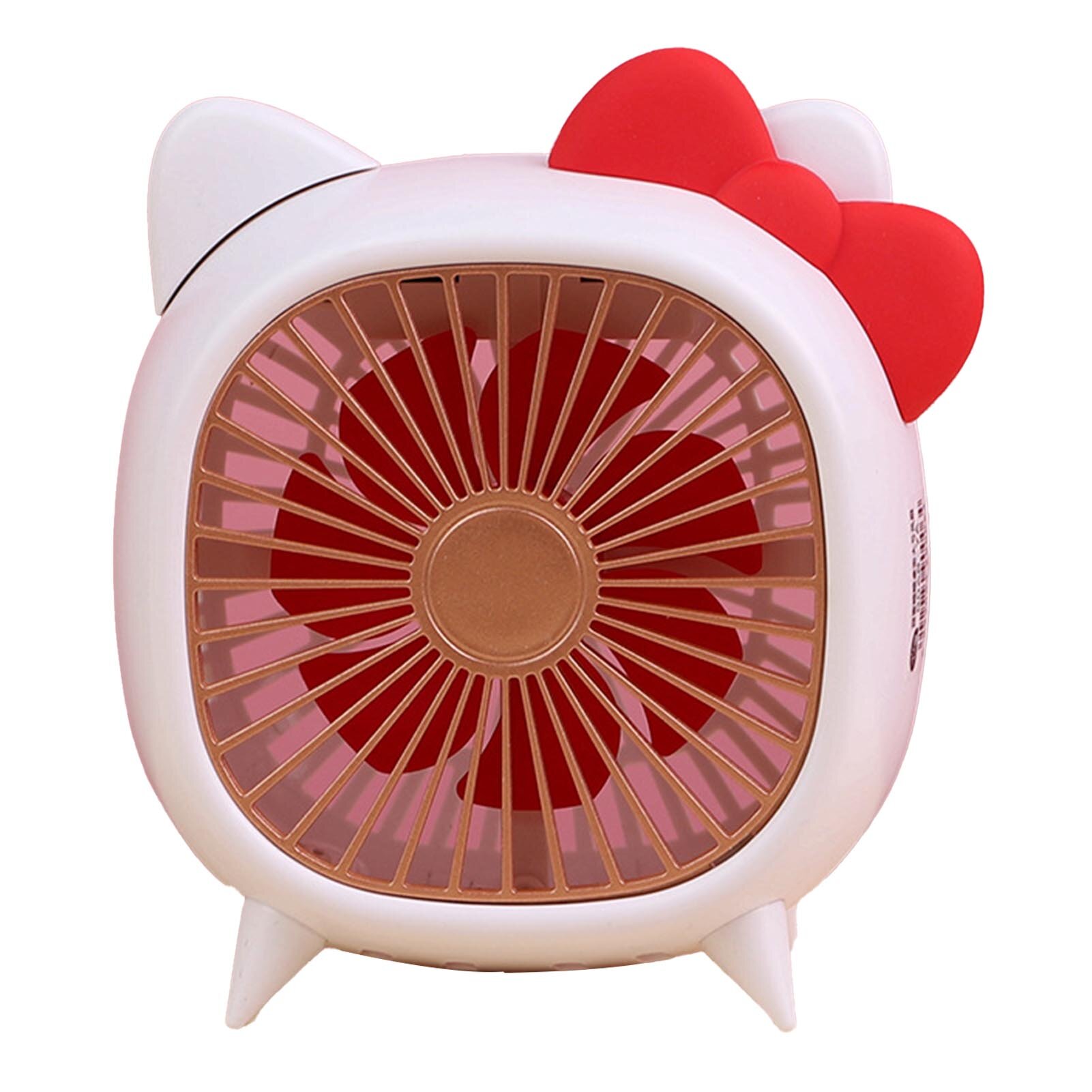 USB -стол фанат мультфильм милый студенческий стол вентилятор Портативный вентилятор маленький охлаждающий вентилятор для общежития для спальни кемпинг тип маленький