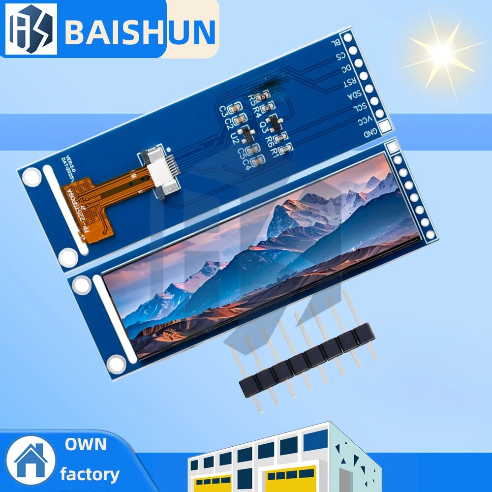 2.25-дюймовый TFT ЖК-модуль ST7789 Baishundianzi