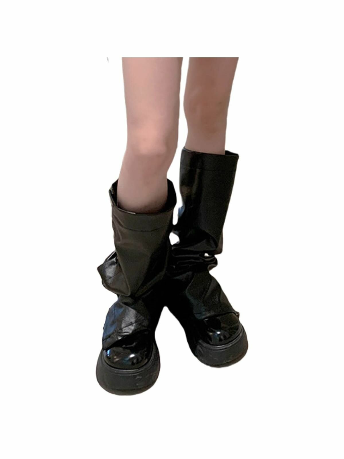 Женские гетры из искусственной кожи