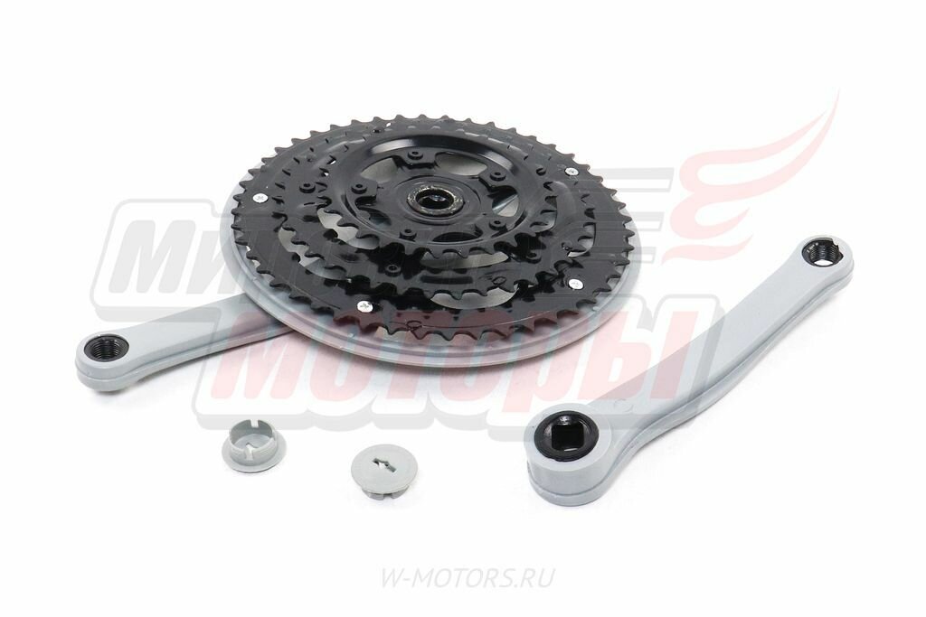 Шатуны 3зв. 48-38-28зуб/шатуны 170мм под квадр. вал (комплект)