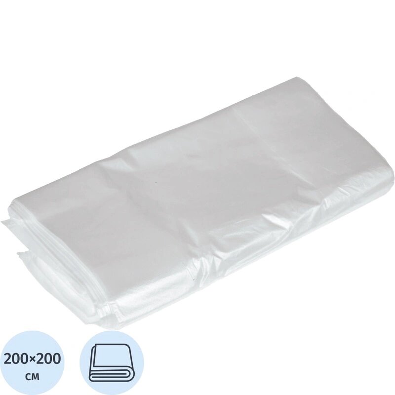 Простыня 200x200, полиэтилен, 25шт/уп, 00-140