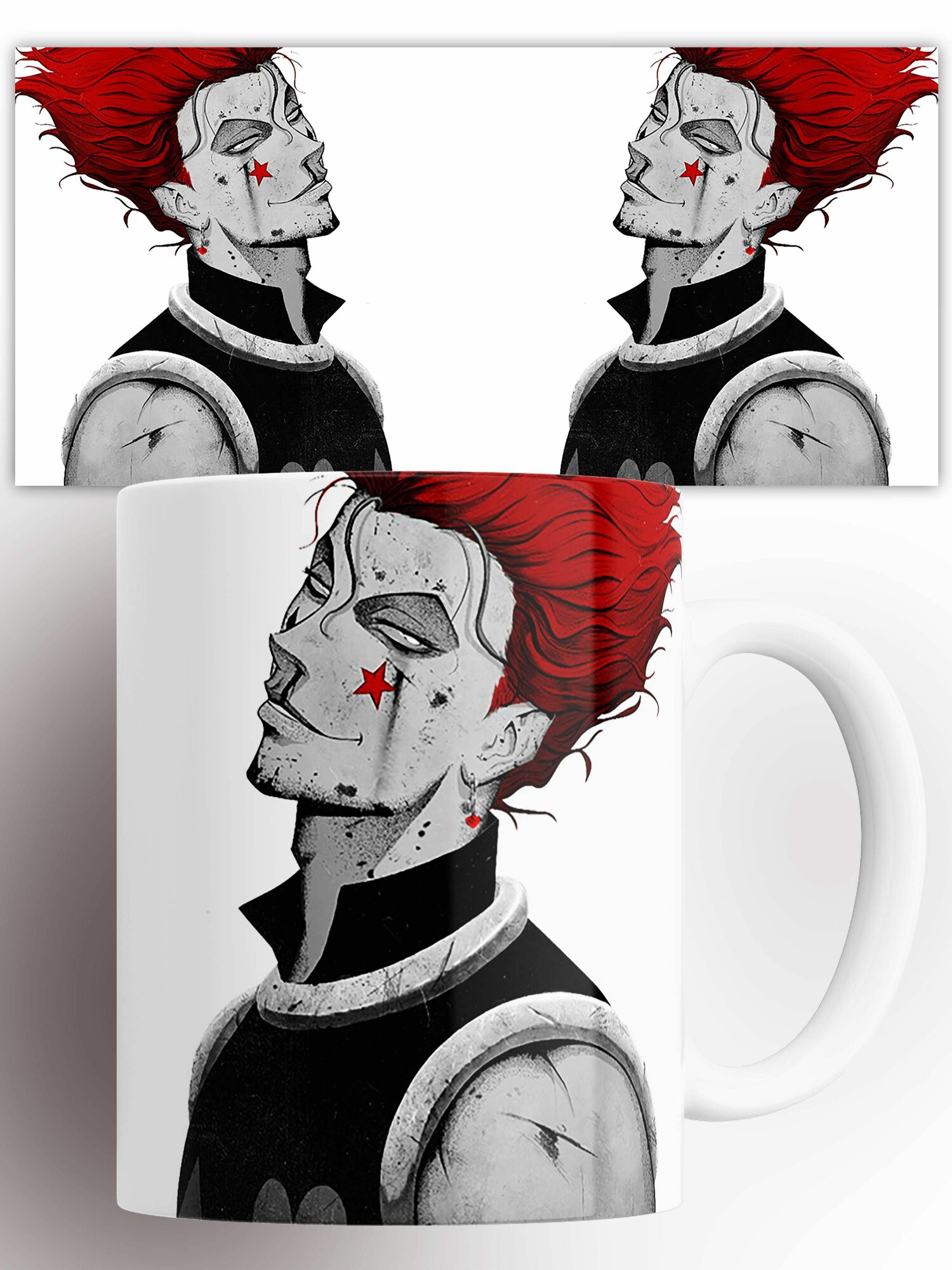 Кружка Хантер Х Хантер Хисока Мороу Hunter X Hunter аниме anime с принтом 330 мл