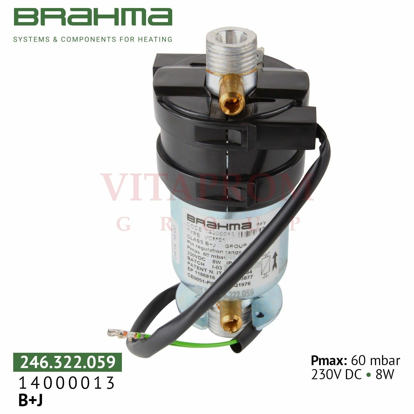 Клапан Brahma VCM01, 14000013