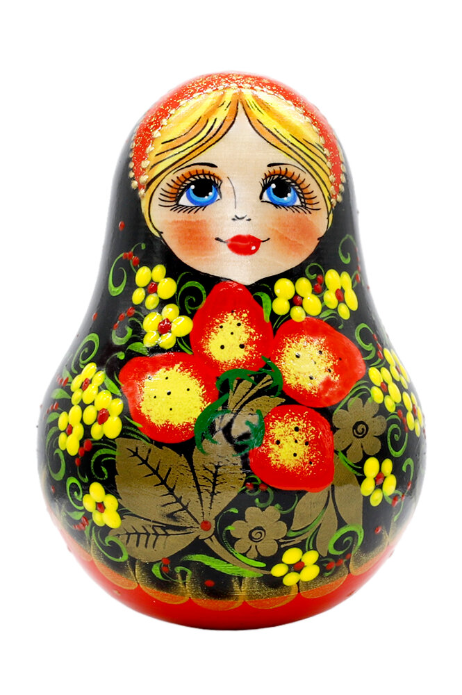 Неваляшка "Хохлома", 14см