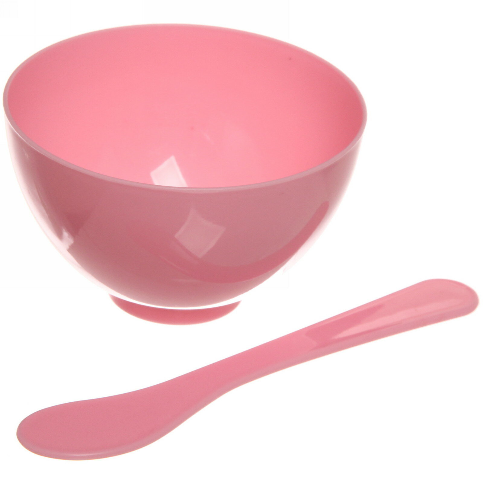 Чаша косметическая КНР "Beauty", с лопаткой, микс 2 цвета, 16х24 см