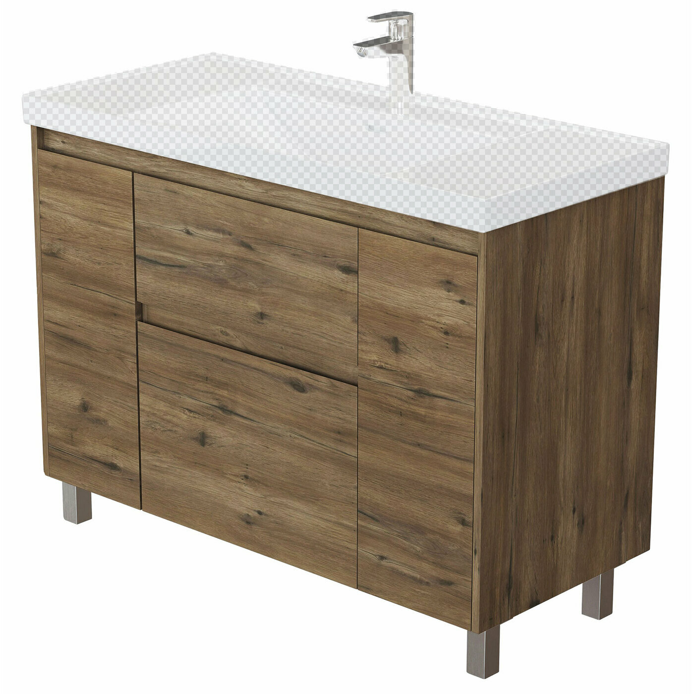 Тумба под раковину Aquanet Nova Lite 2.0 110 346349 дуб рустикальный